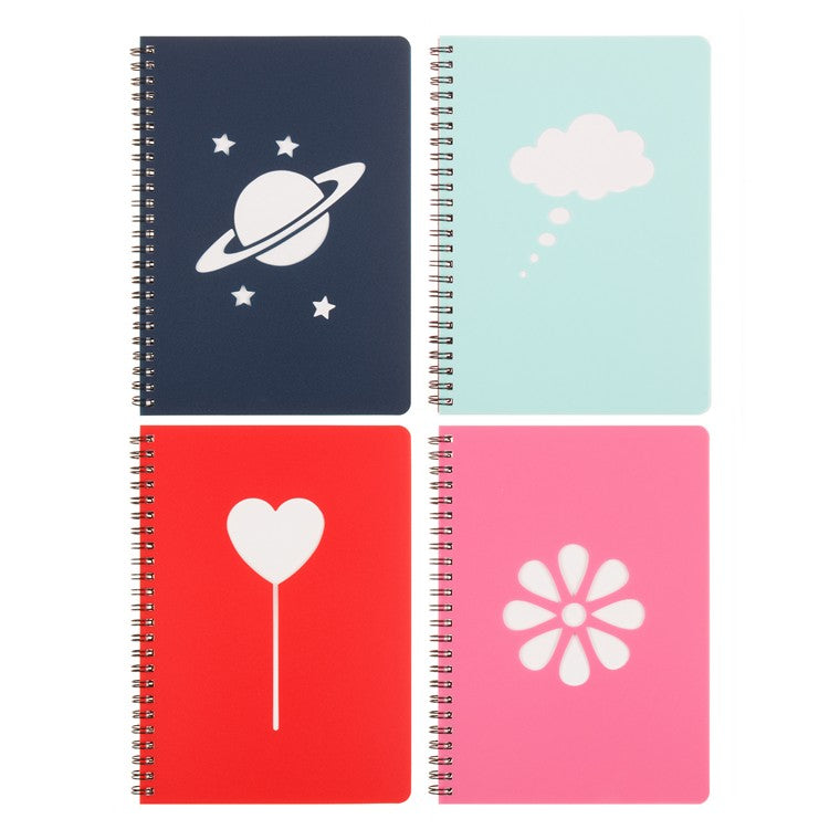 Notebook Diecut, A5, Asstd – Cheap as Chips