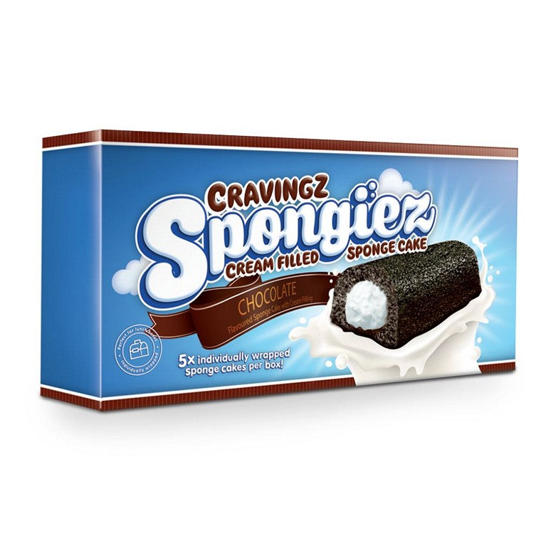 Jouy & Co, Cravingz, Spongiez, Chocolate Sponge Cake, 5pk – Cheap as Chips