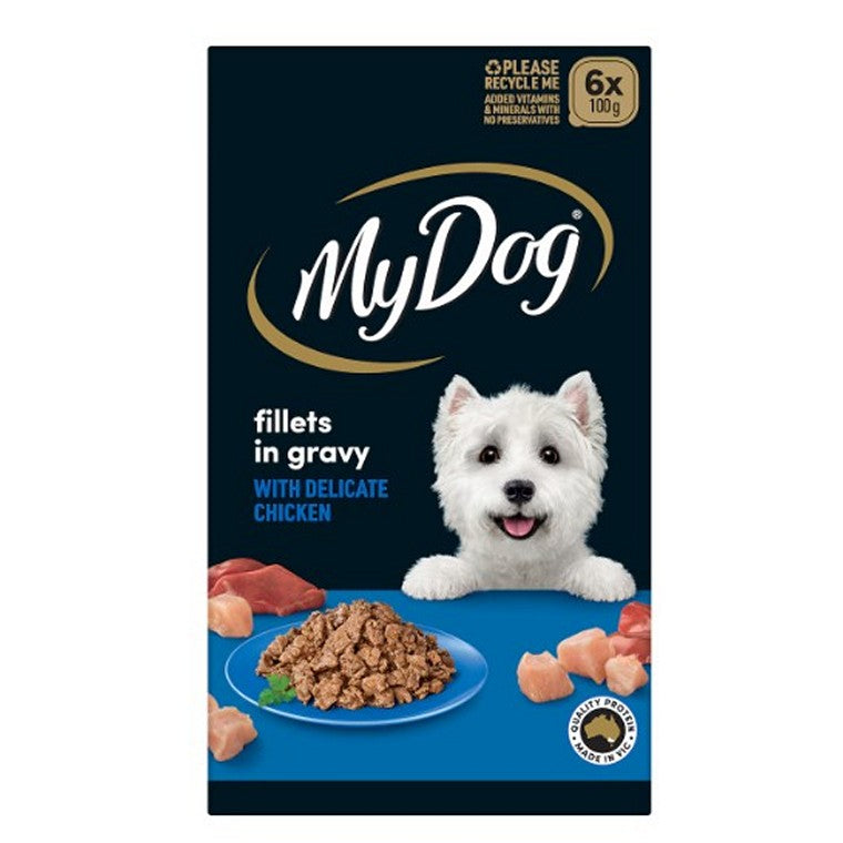 My Dog Tender Chicken Fillets in Gravy, 6pk – Cheap as Chips