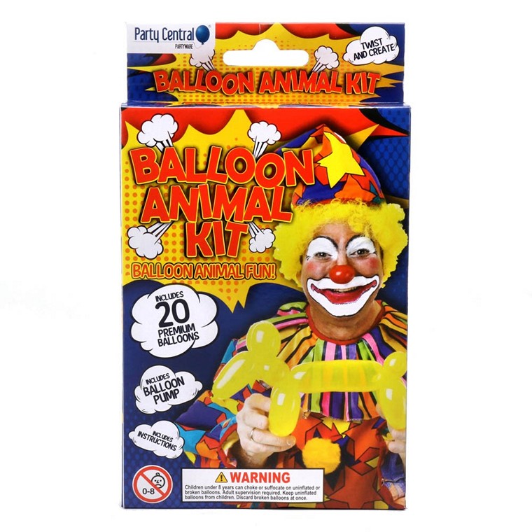Animal Balloon Kit w/ Pump, 20pce – Cheap as Chips