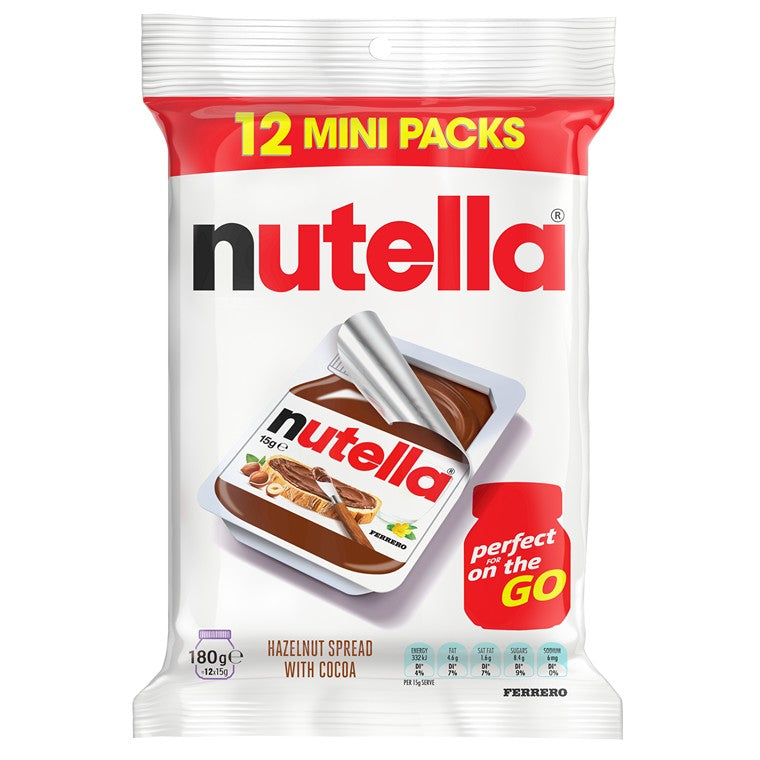 Nutella Mini Portion Packs, 12pk – Cheap as Chips