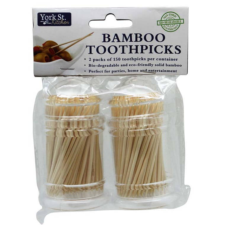 Toothpicks in Premium Case, 150pcs, 2pk – Cheap as Chips