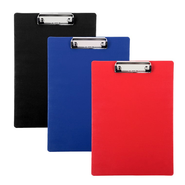 Clipboard, PVC, A4, Asstd – Cheap as Chips