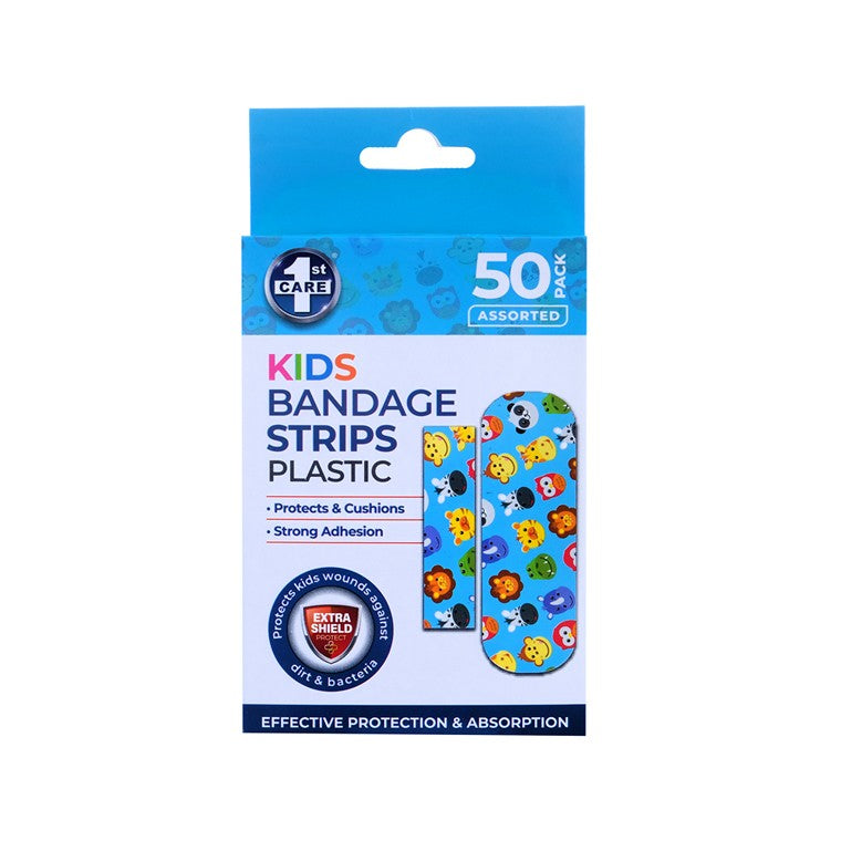 Kids Bandage Strips, 50pk – Cheap as Chips