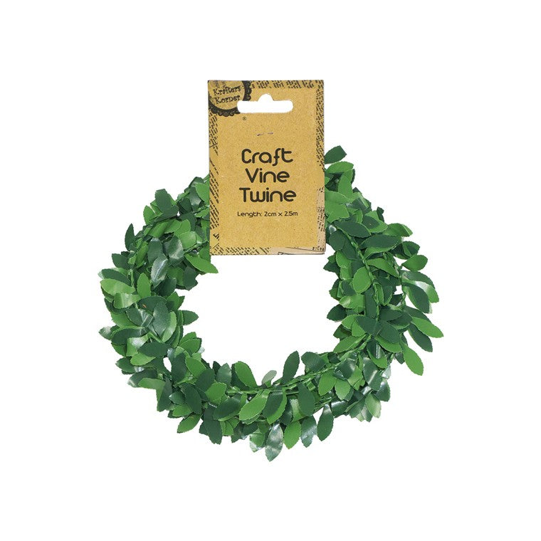Craft Vine Twine w/ Leaves – Cheap as Chips